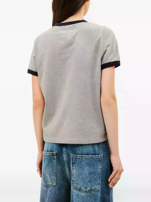 Ba&sh Rosta Slogan-print Ringer T-shirt