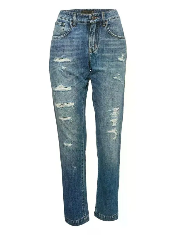 Dolce & Gabbana 2024 Distressed-effect Jeans - Blue