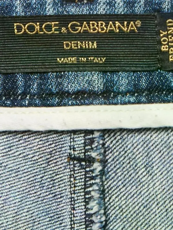 Dolce & Gabbana 2024 Distressed-effect Jeans