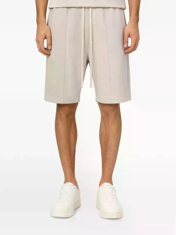 HAMZA Drawstring Waist Jersey Shorts