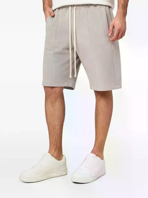 HAMZA Drawstring Waist Jersey Shorts