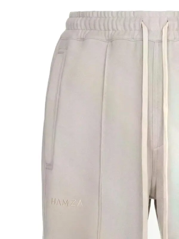 HAMZA Drawstring Waist Jersey Shorts