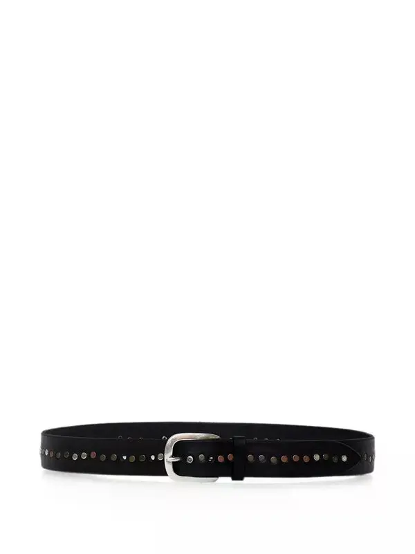 Orciani Studded Leather Belt