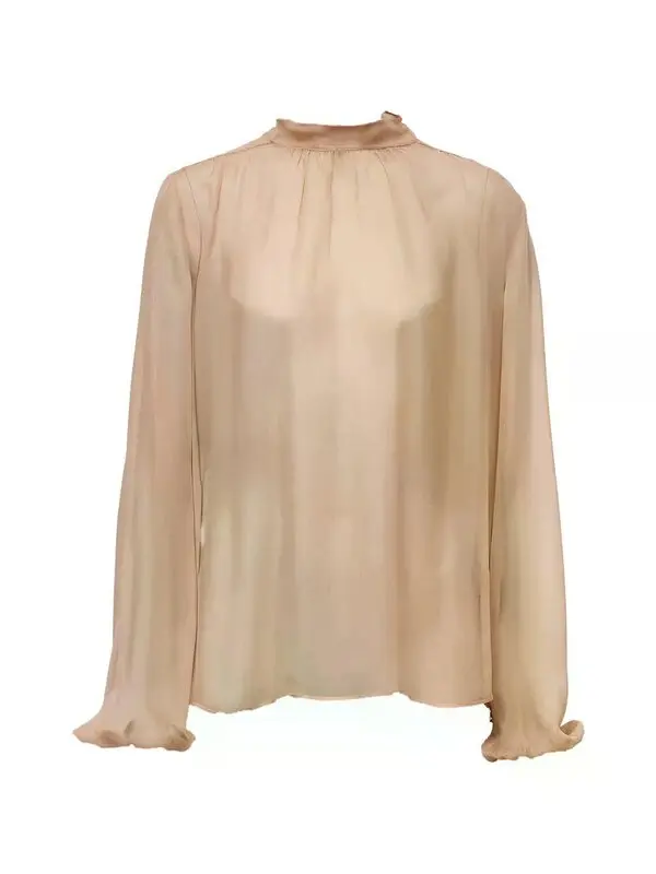 N°21 Pussy-bow Sheer Blouse