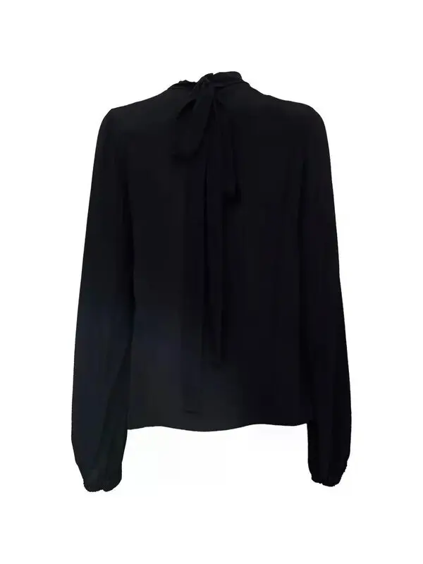 N°21 Pussy-bow Long-sleeve Blouse