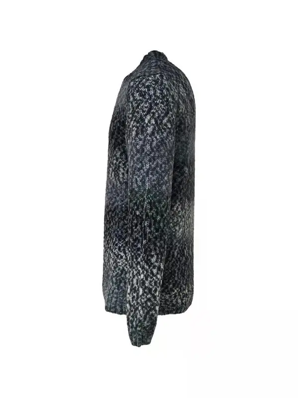 DONDUP Jacquard-knit Crew-neck Sweater