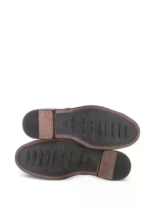 Officine Creative Sound Lace-up Leather Ankle Boots