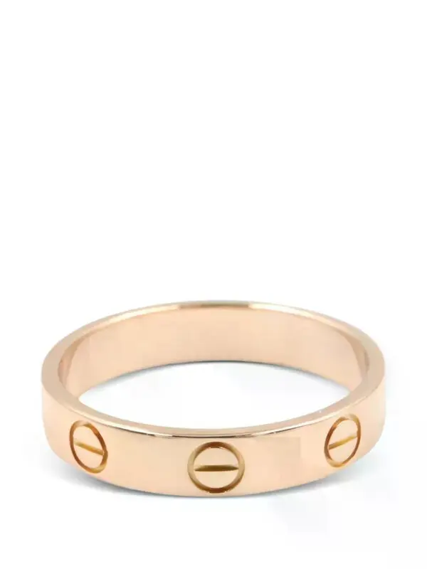 Cartier 18kt Rose Gold Love Ring - Pink