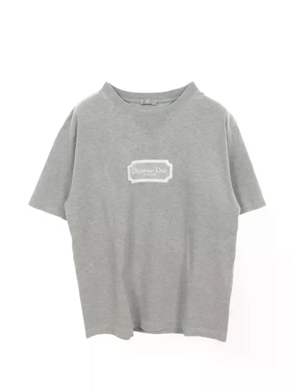 Dior 2010s Logo-embroidered T-shirt
