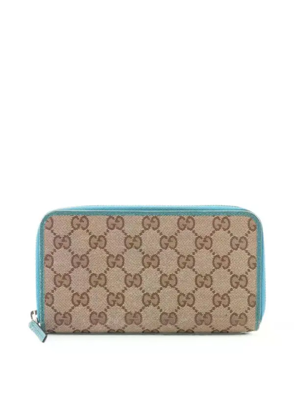 Gucci 2000s Gg-canvas Long Wallet