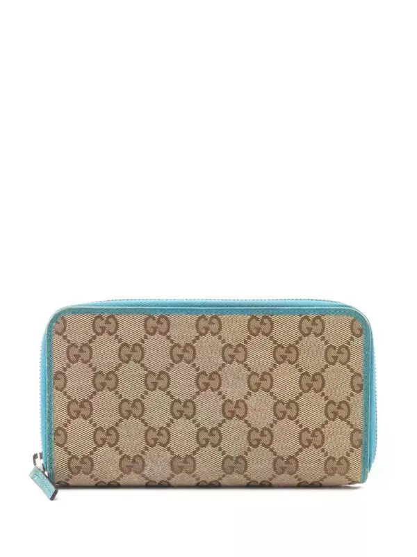 Gucci 2000s Gg-canvas Long Wallet - Neutrals