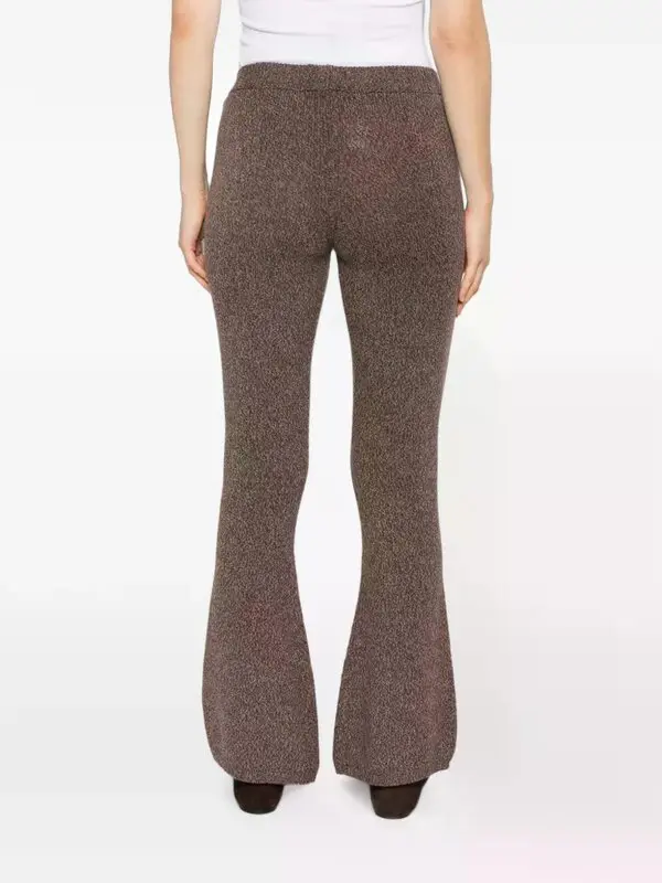 ELY ELY Fine-knit Flared Trousers