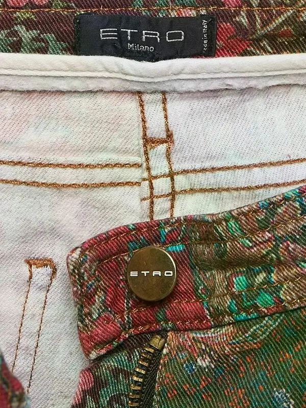 Etro Paisley-print Floral Trousers