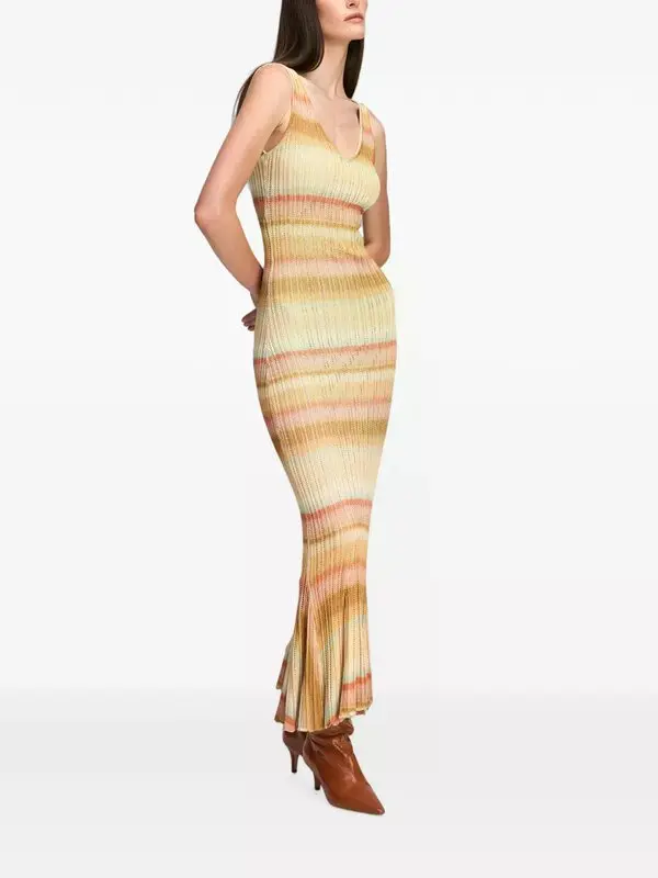 Cinq À Sept Edie Stripe-pattern Maxi Dress