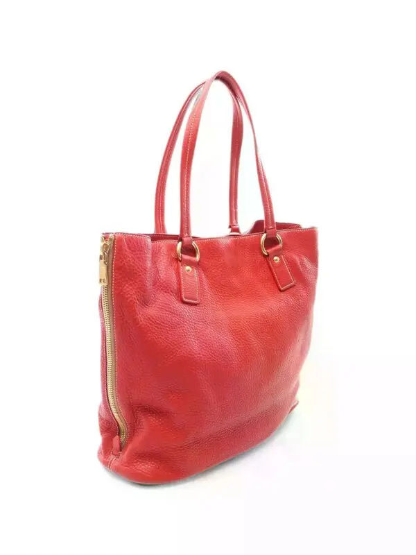 Prada 2010s Vitello Daino Tote Bag