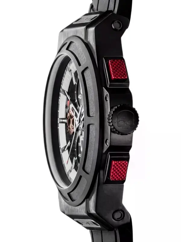 HYDROGEN Otto 40mm Skull Chronograph Watch