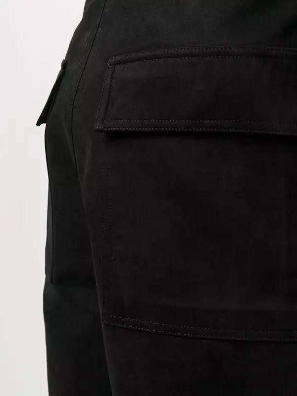 Rick Owens Wide Leg Bermuda Shorts