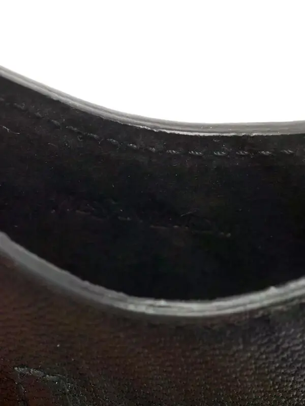 Saint Laurent Logo-embossed Leather Phone Cover