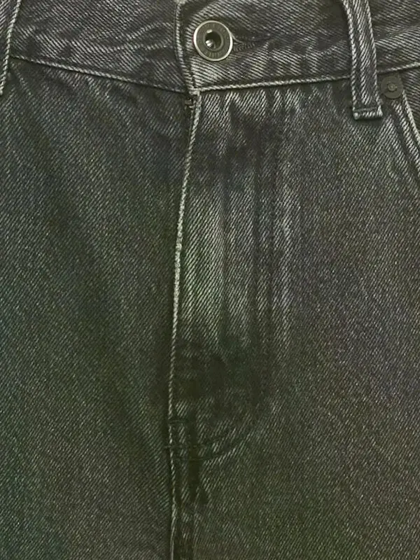 Off-White Faded Raw-cut Jeans