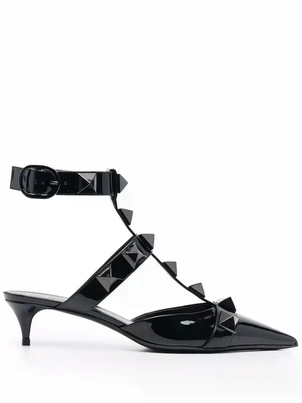 Valentino Garavani Roman Stud Low-heeled Pumps