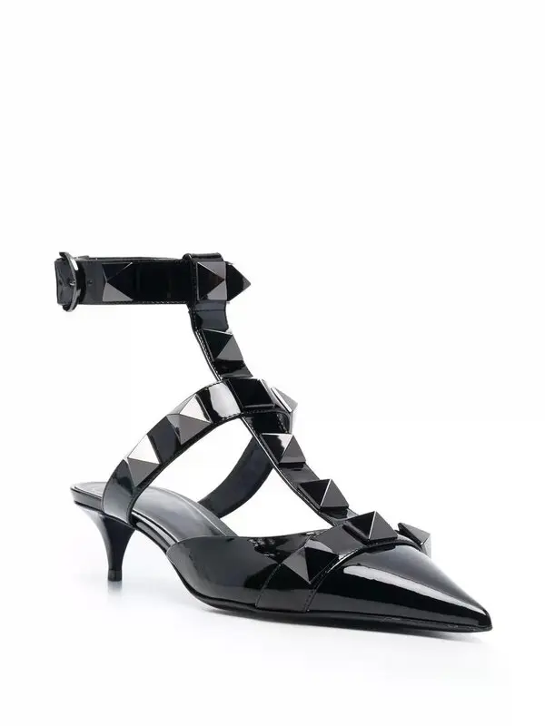 Valentino Garavani Roman Stud Low-heeled Pumps