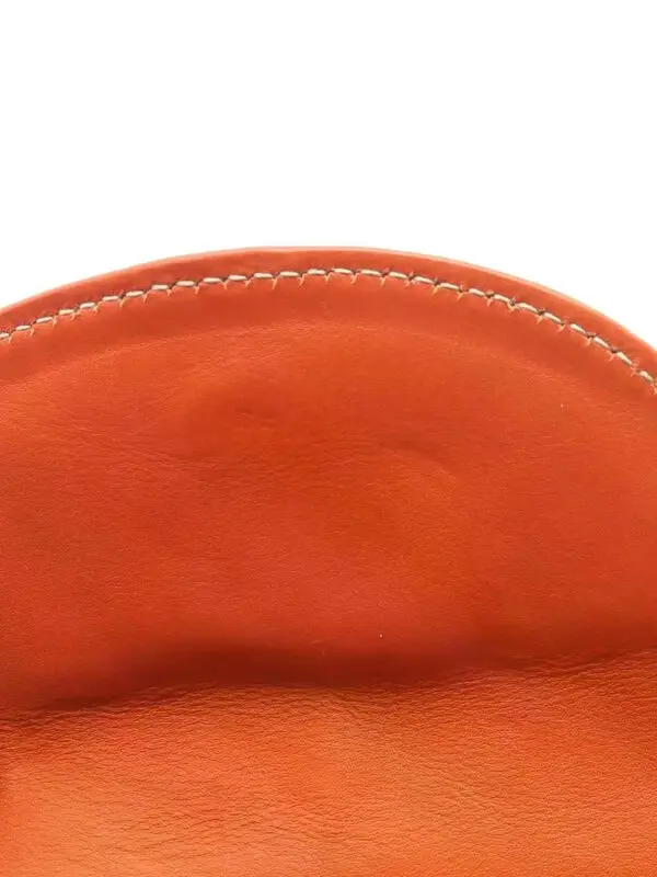 Gucci Bamboo Detail Leather Backpack - Orange