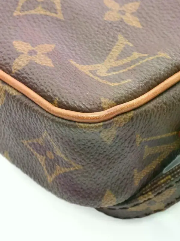 LOUIS VUITTON 1990 Mini Danube Monogram Shoulder Bag