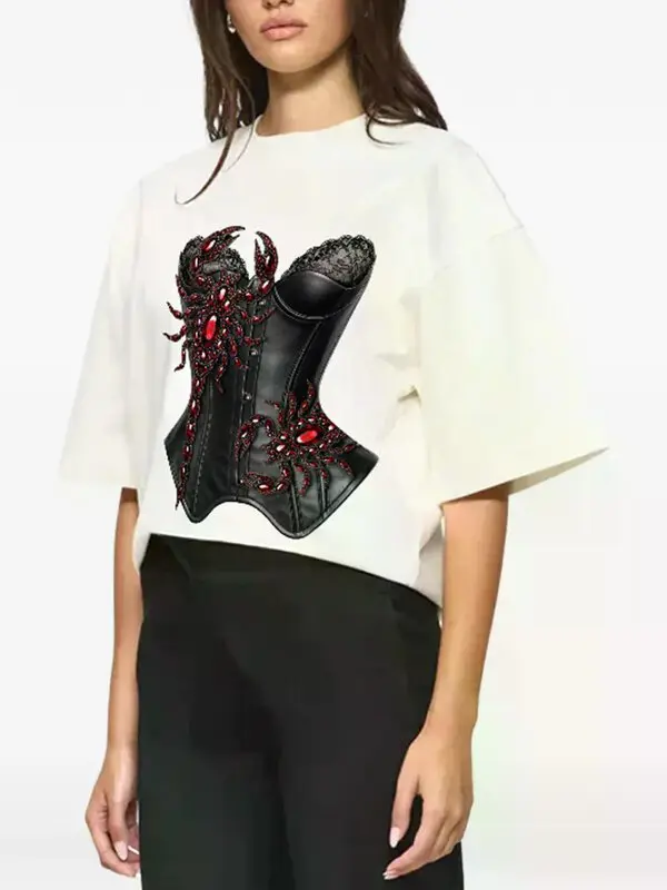 HAMZA Scorpion-print T-shirt