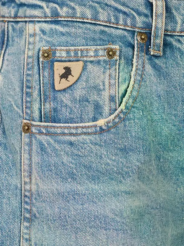 LOIS Barrel Leg Jeans With Contrast Stitching