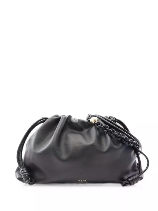 Loewe 2010s Large Flamenco Perth Shoulder Bag - Black