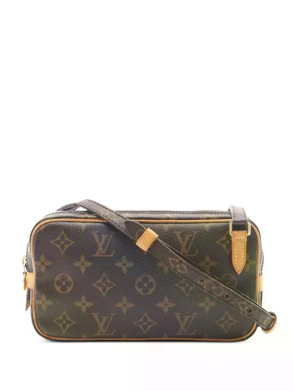 LOUIS VUITTON Monogram Canvas Bandoulière Shoulder Bag - Brown