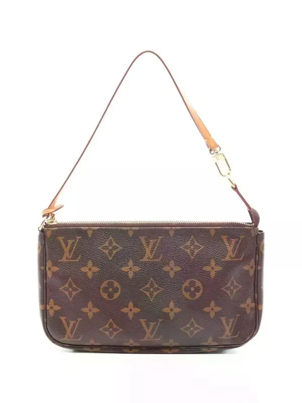 LOUIS VUITTON Monogram Pochette Accessories Tote Bag - Brown
