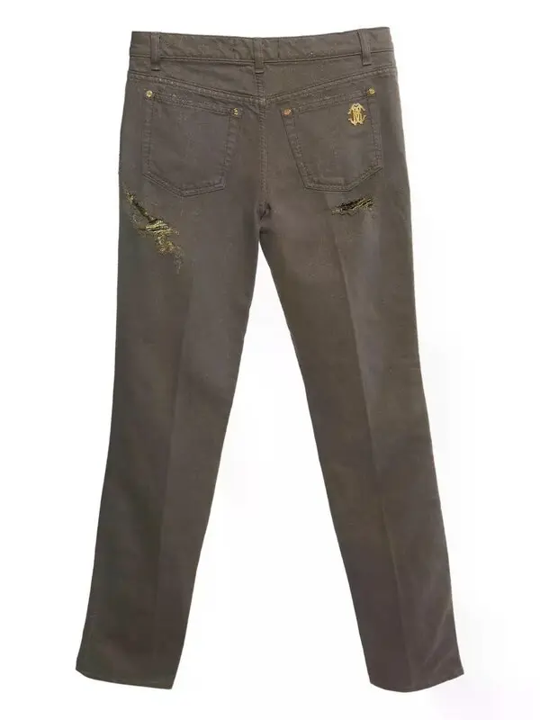 Roberto Cavalli Distressed Jeans