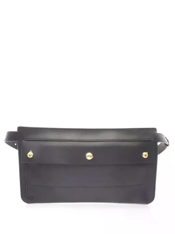 Burberry Leather Belt Bag - Black