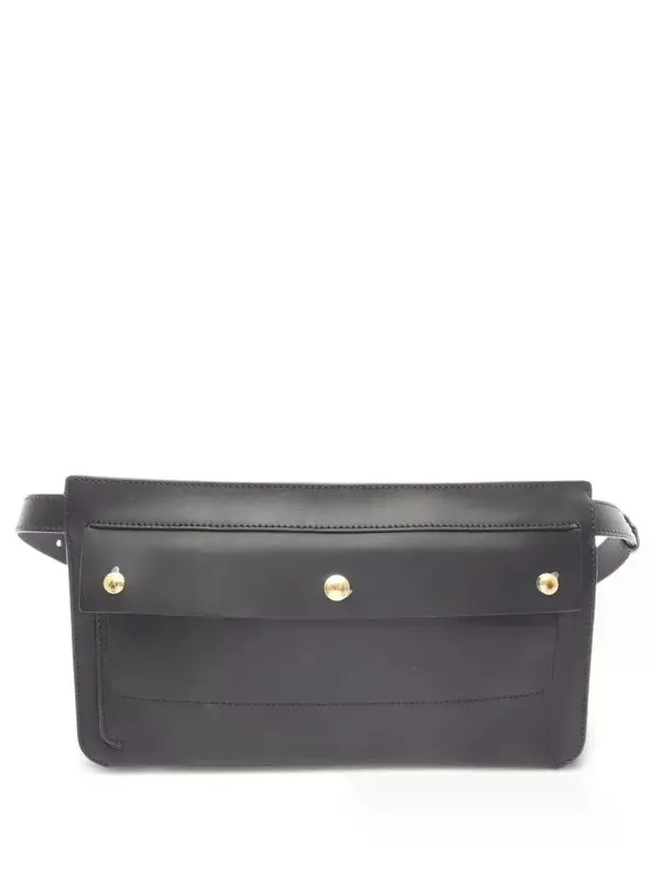Burberry Leather Belt Bag - Black