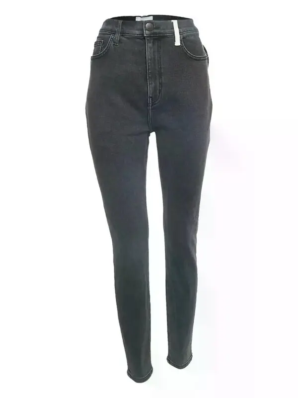 Current/Elliott Pocketed Straight Leg Jeans