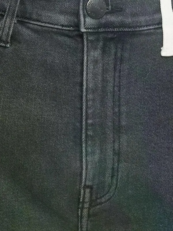 Current/Elliott Pocketed Straight Leg Jeans