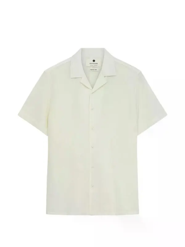 ANERKJENDT Short-sleeve Camp-collar Shirt - Neutrals