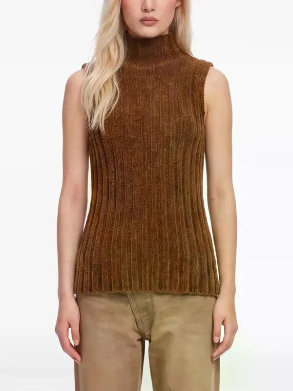 R13 Ribbed-knit Sleeveless Sweater
