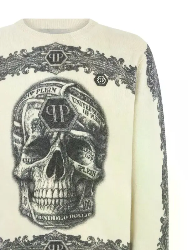 Philipp Plein Baroque Skull Long-sleeve Sweater