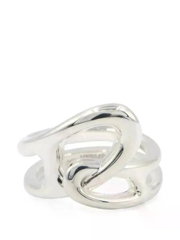 Hermès 2010s Chaîne D'ancre Punk Ring