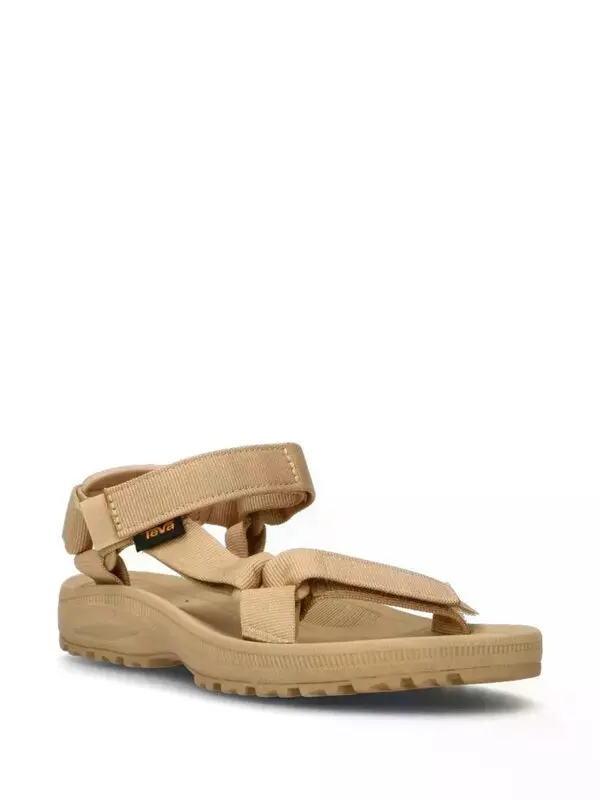 Teva Leather Touch-strap Flat Sandals
