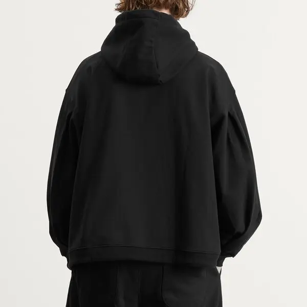 ANGLAN Double Valley Tuck Sweat Hoodie