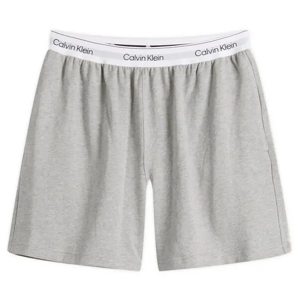 Calvin Klein Sleep Shorts In | Size: | 100% Cotton | End Clothing - Grey