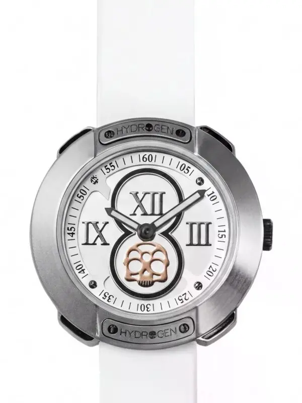 HYDROGEN Vista Roman 29mm Skull-motif Watch - White