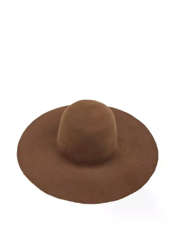 MAISON MICHEL Flat-brim Hat
