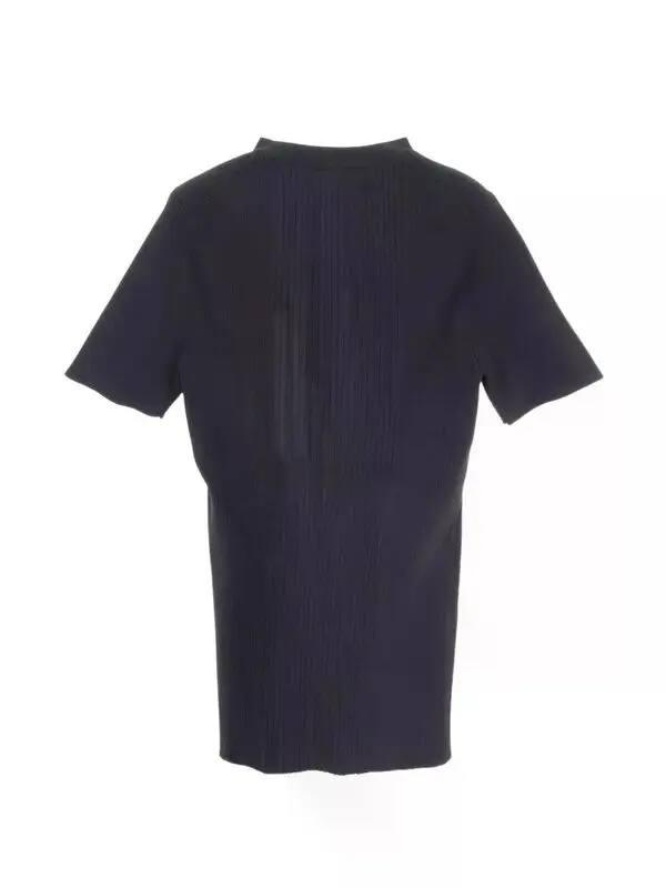 LOUIS VUITTON 2000s Chain-detail Ribbed Sweater