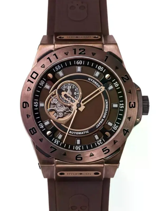 HYDROGEN Vento 44mm Skeleton Dial Watch