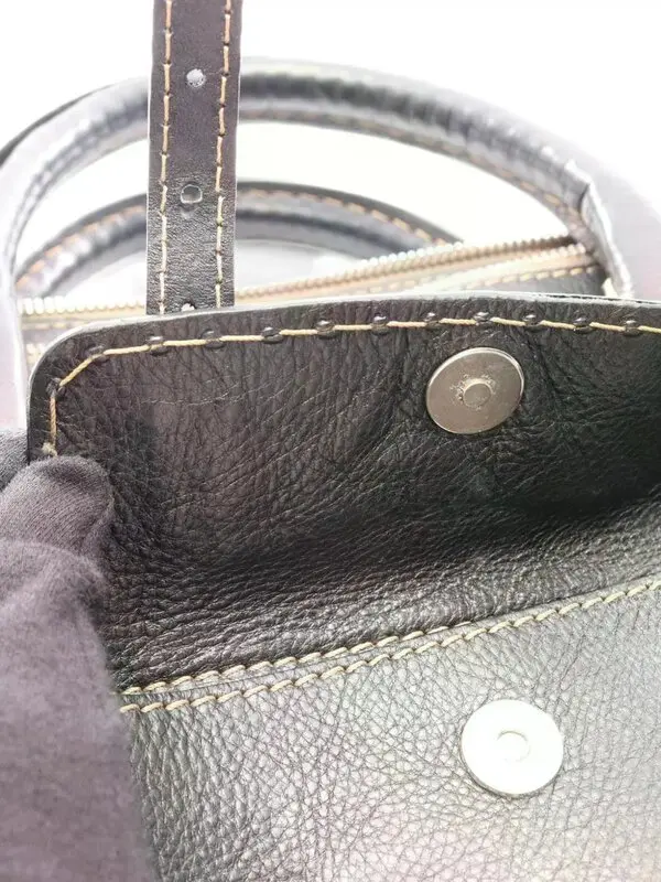 Chloé 2000s Edith Leather Tote Bag