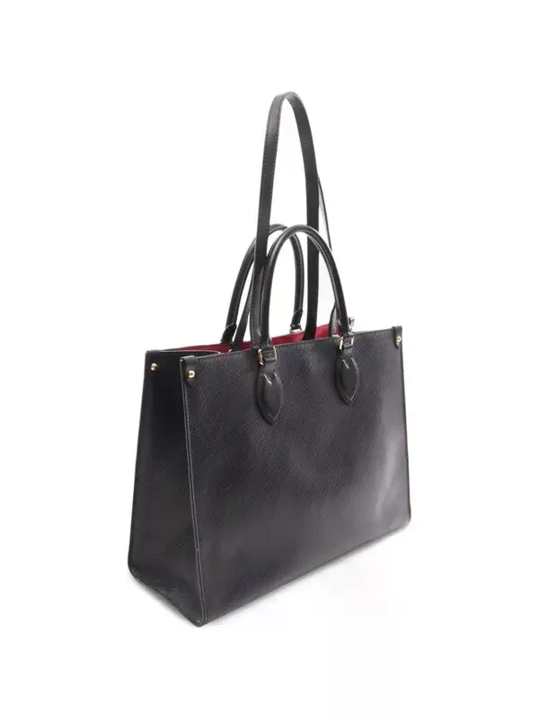 LOUIS VUITTON 2020 Mm On-the-go Epi Tote Bag - Black